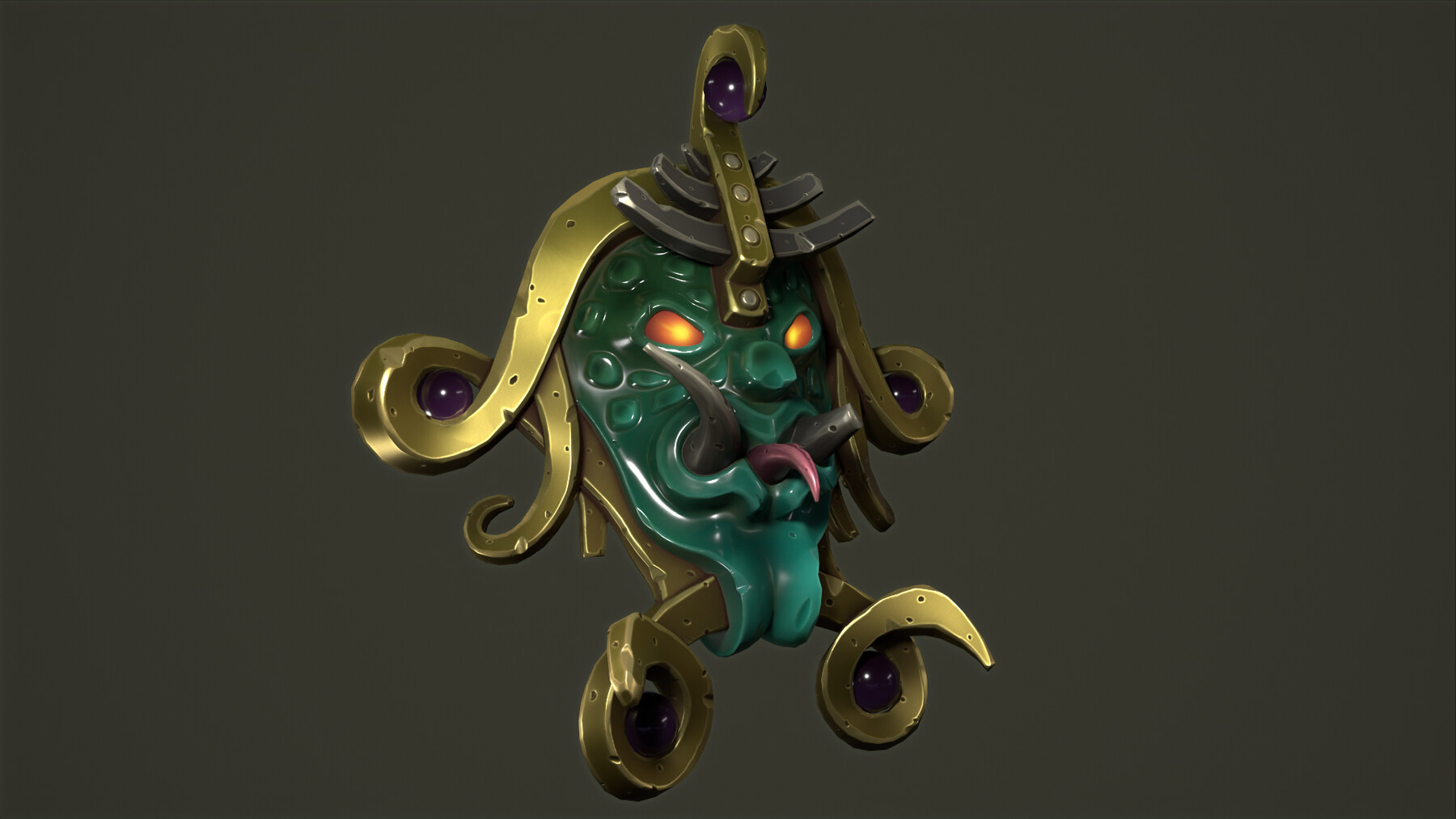 ArtStation - Jade mask | Game Assets