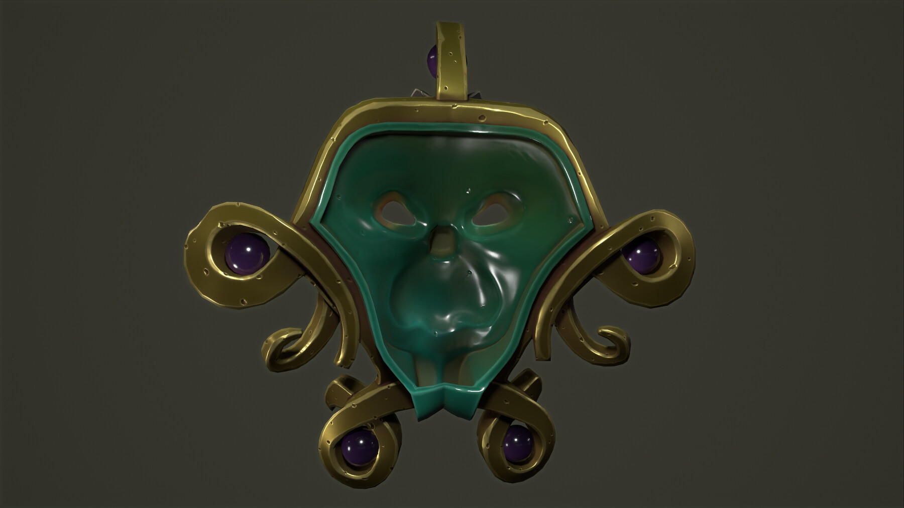 ArtStation - Jade mask | Game Assets