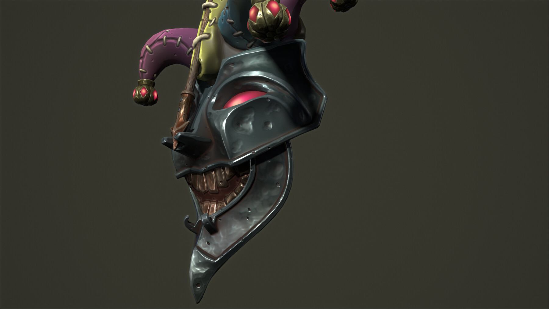 ArtStation - Jester mask | Game Assets