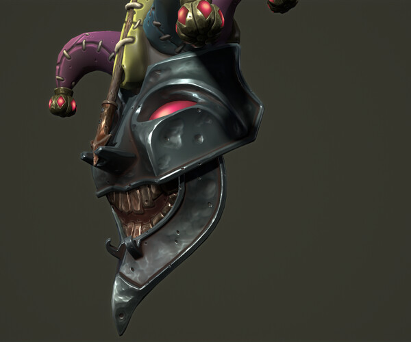 ArtStation - Jester mask | Game Assets