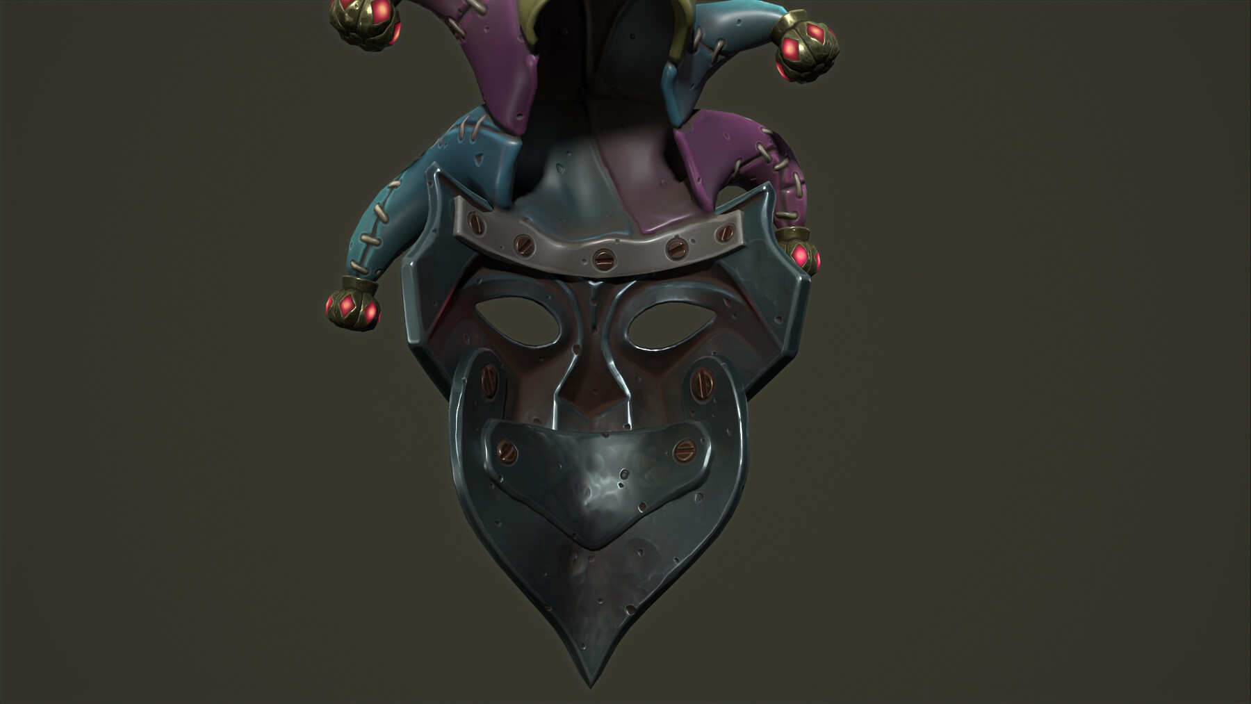 ArtStation - Jester mask | Game Assets