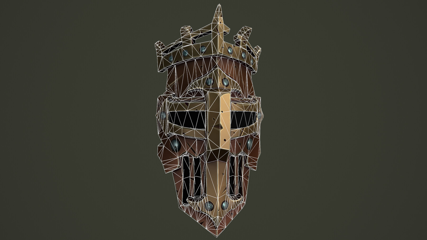 ArtStation - Knight mask | Game Assets