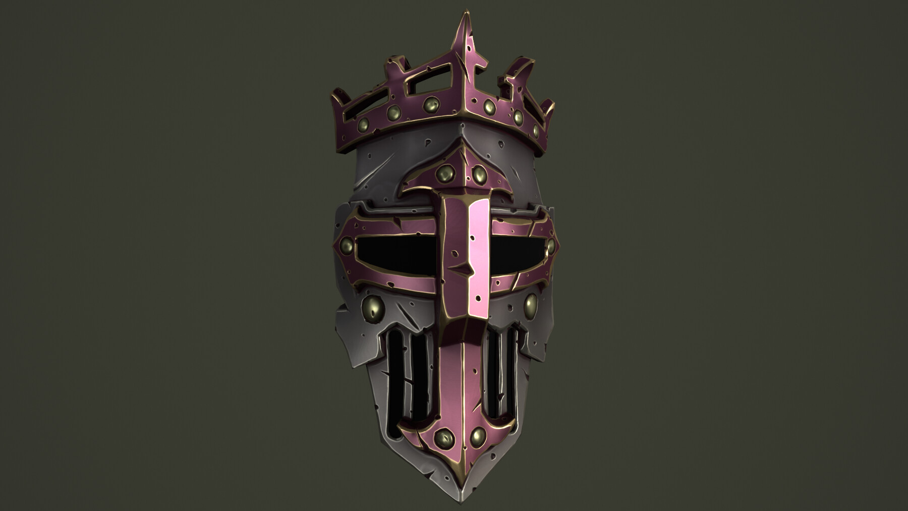 ArtStation - Knight mask | Game Assets