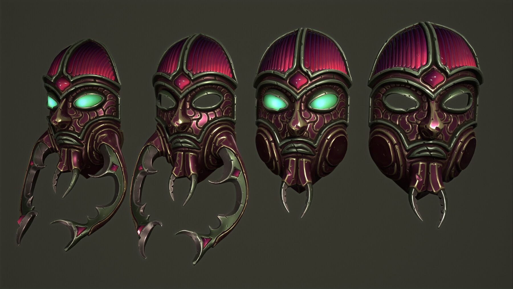 ArtStation - Scarab mask | Game Assets