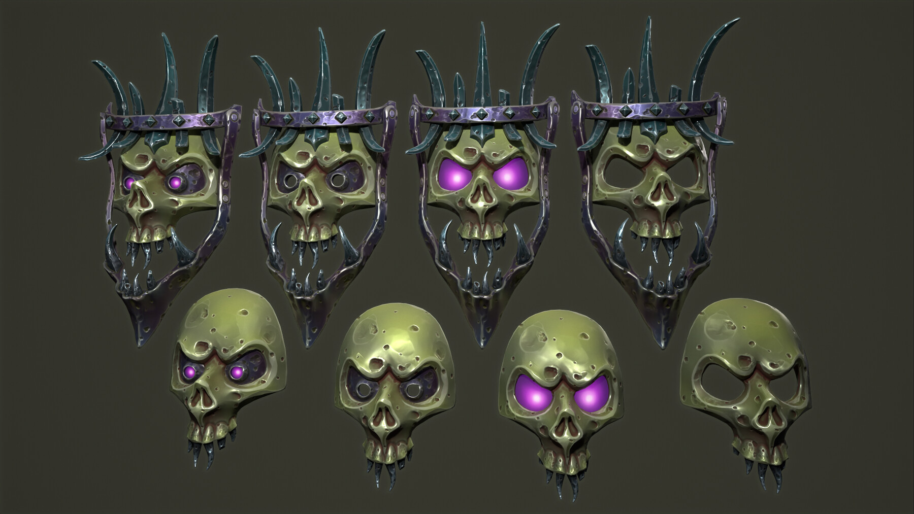 ArtStation - Skeleton mask | Game Assets