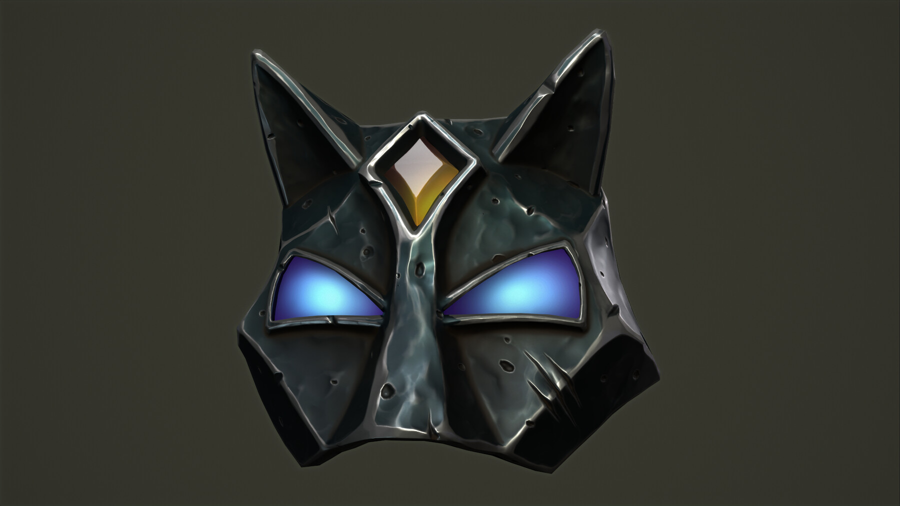 ArtStation - Wolf mask | Game Assets