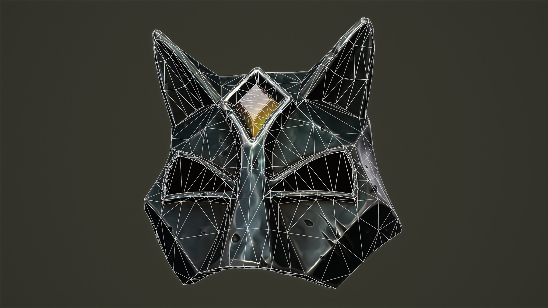 ArtStation - Wolf mask | Game Assets