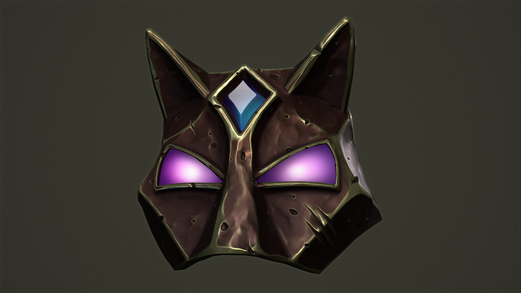 ArtStation - Wolf mask | Game Assets
