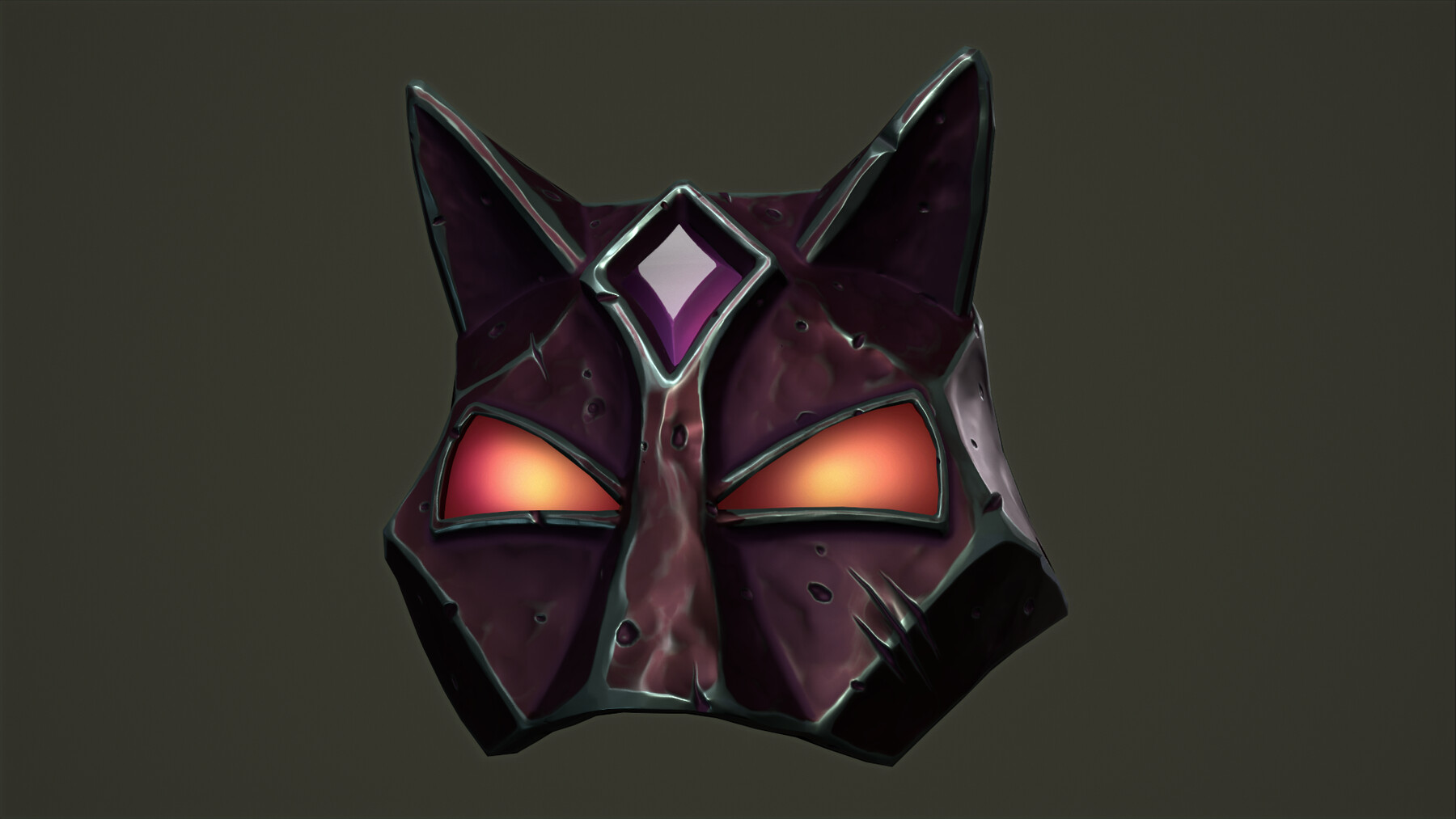 ArtStation - Wolf mask | Game Assets