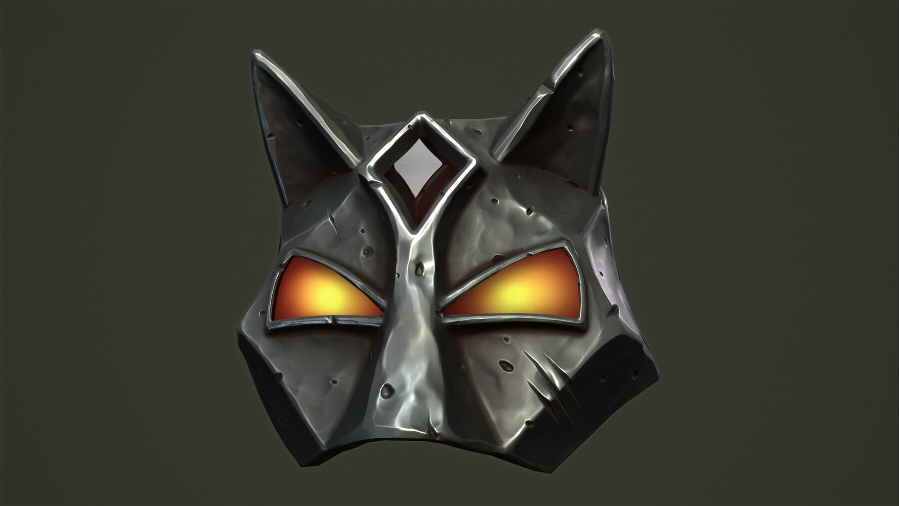ArtStation - Wolf mask | Game Assets