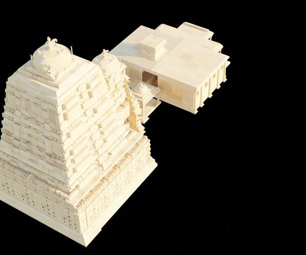 ArtStation - Temple 3D Model | Resources