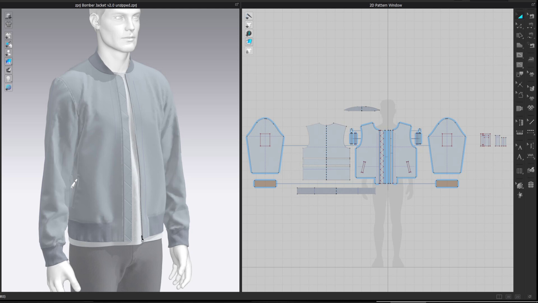 ArtStation - Bomber Jacket, Marvelous Designer, Clo3D +fbx, obj | Resources