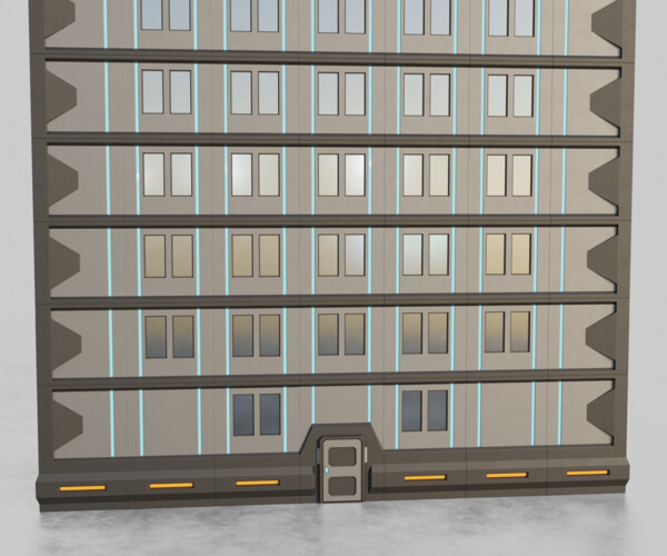 ArtStation - Sci-Fi High Rise | Game Assets