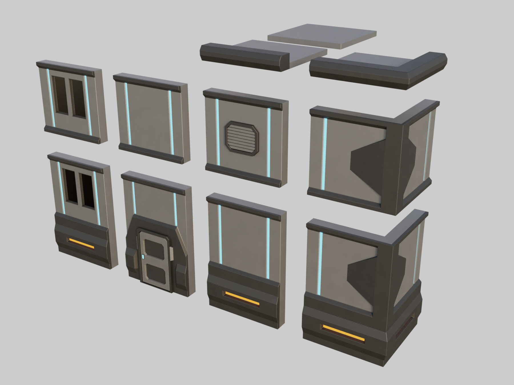 ArtStation - Sci-Fi High Rise | Game Assets