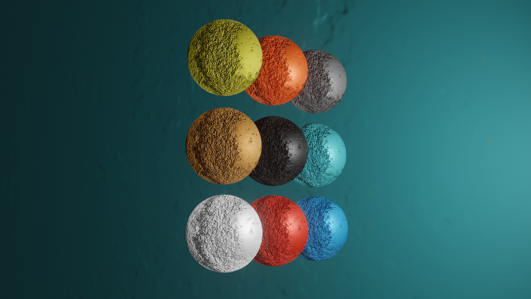 ArtStation - 9 Rough Painted Walls Procedural Materials | Resources