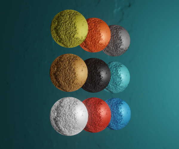 ArtStation - 9 Rough Painted Walls Procedural Materials | Resources