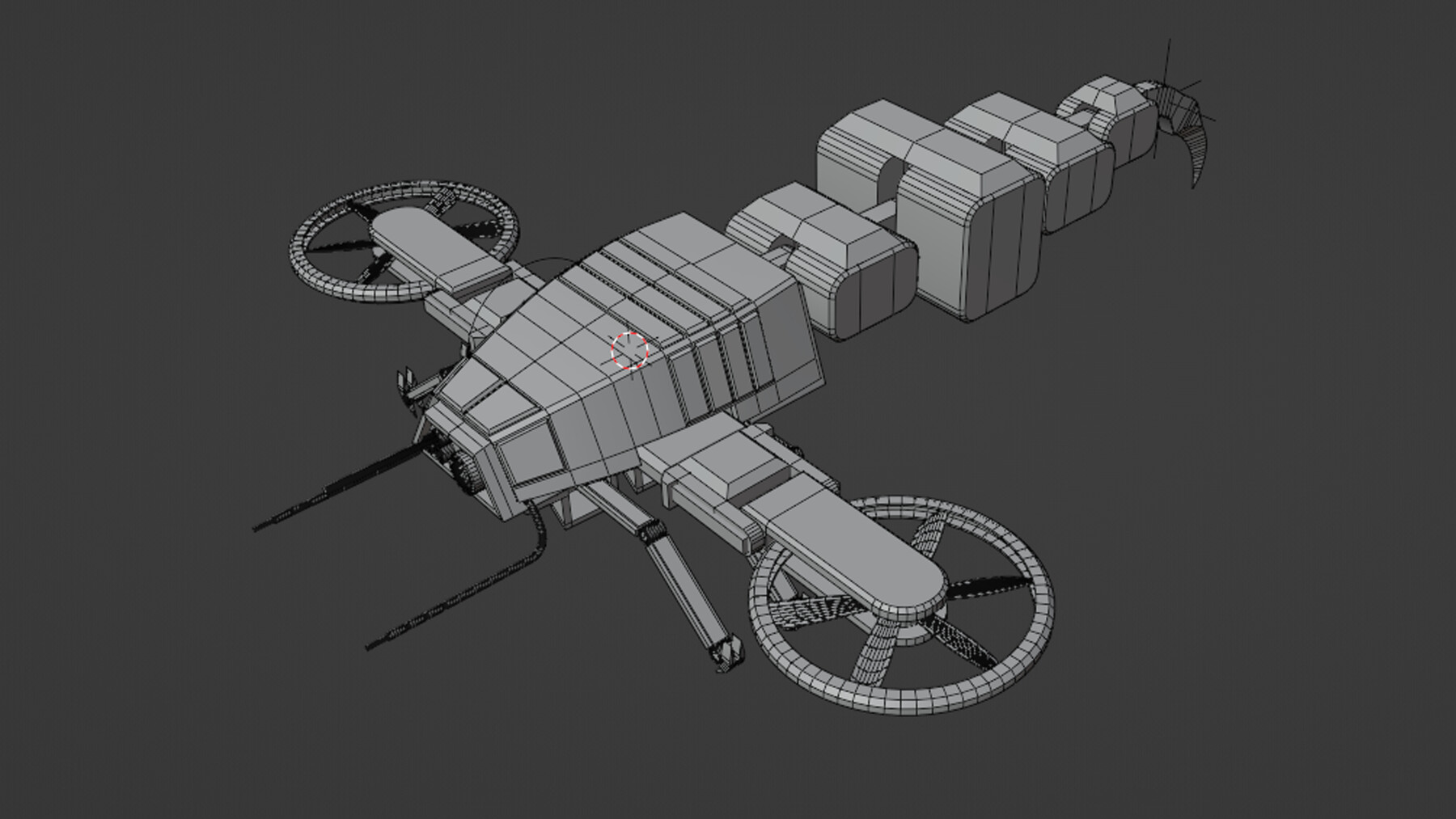 ArtStation - Hornet Drone Sci-Fi LowPoly Gameready 3D model Low-poly 3D ...