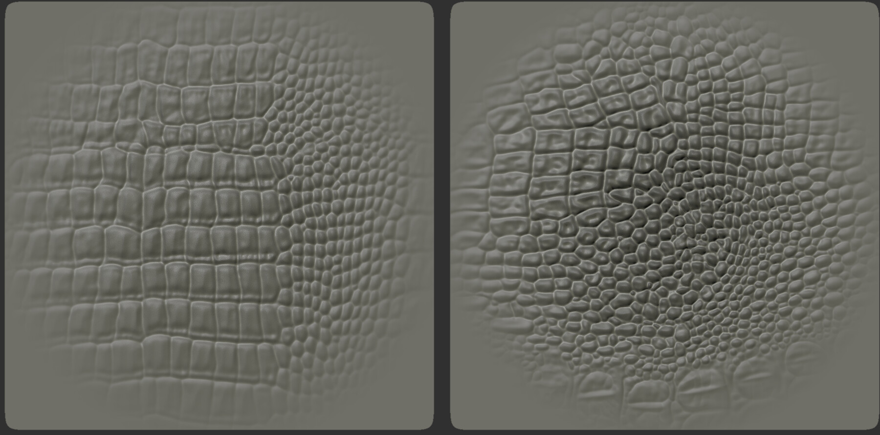 ArtStation - Reptile Scales / Skin Alphas V2 (18 Alphas) (Hand Sculpted ...