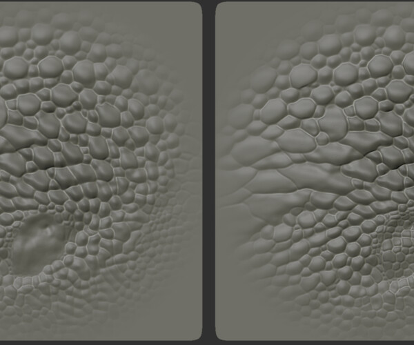 ArtStation - Reptile Scales / Skin Alphas V2 (18 Alphas) (Hand Sculpted ...