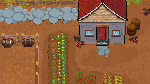 ArtStation - simple farm more than 18 pixel art 2d game assets | Game ...