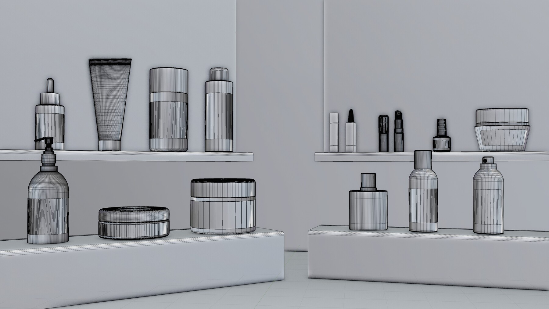 ArtStation - 3D Cosmetic Bottles | Resources