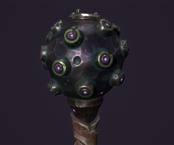 ArtStation - Brute mace | Game Assets