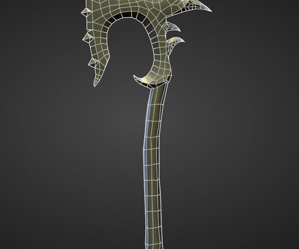 ArtStation - AXE4 high and low poly | Game Assets
