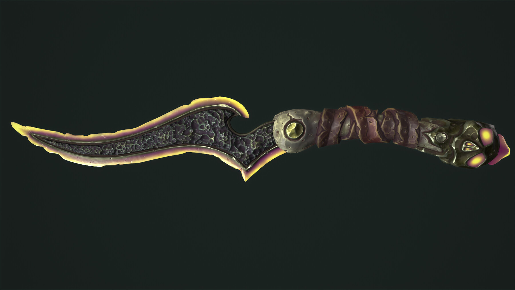 ArtStation - Undead dagger | Game Assets