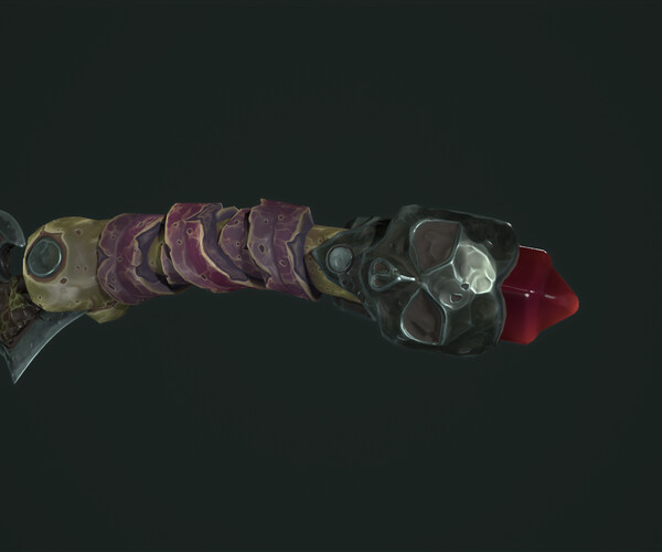 ArtStation - Undead dagger | Game Assets