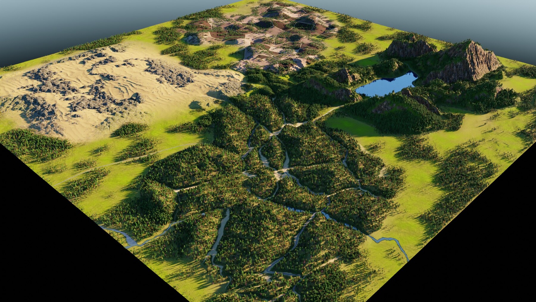 ArtStation - Four biomes | Resources