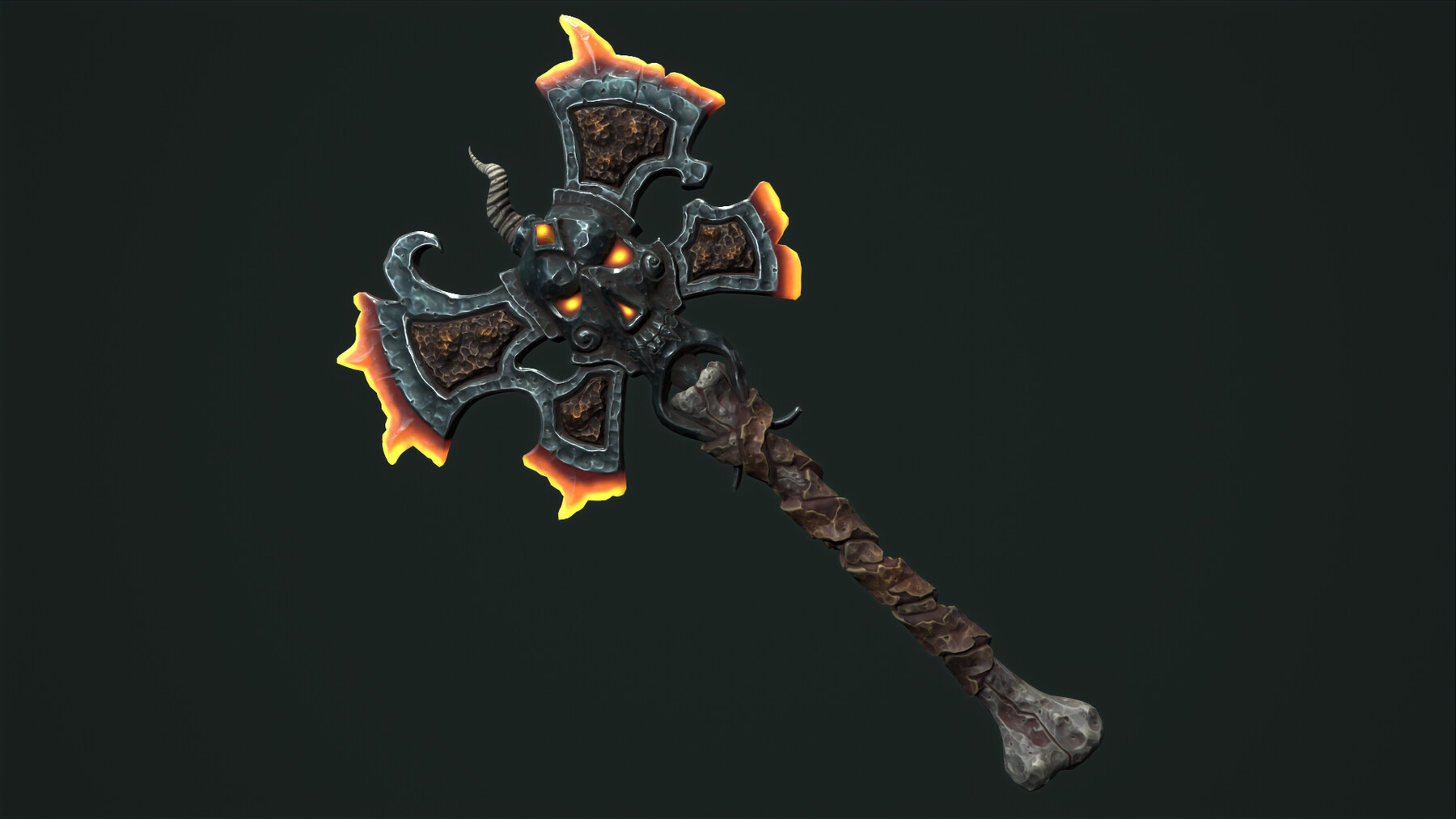 ArtStation - Undead poleaxe | Game Assets