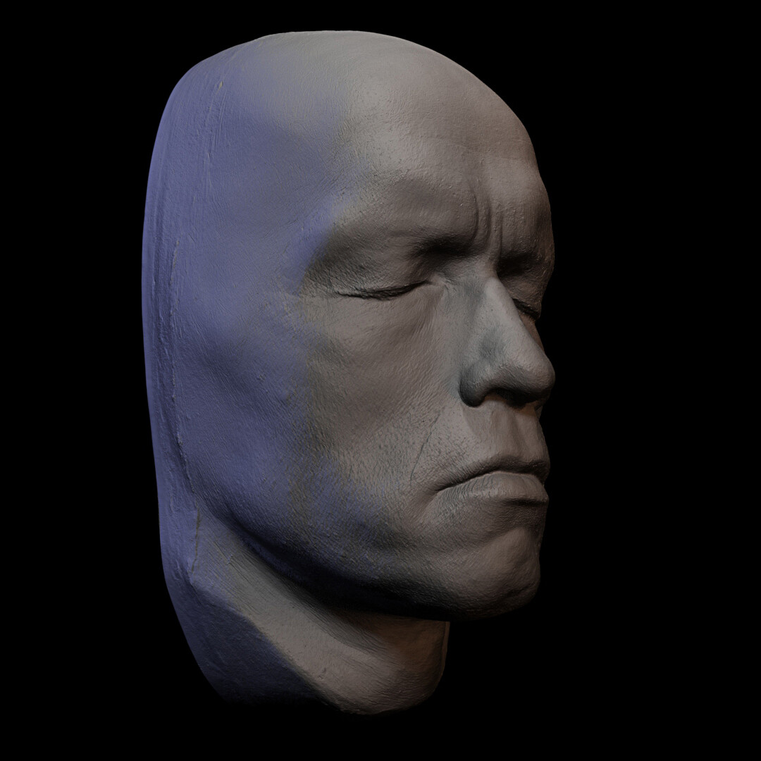 ArtStation - 3d scan of Arnold Schwarzenegger's face | Resources
