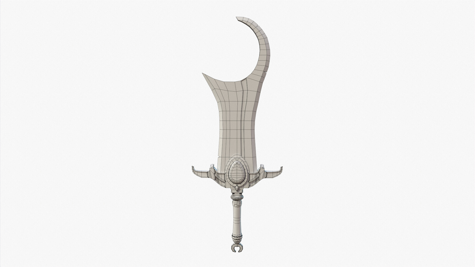 ArtStation - Stylized Low-Poly Fantasy Sword | Game Assets