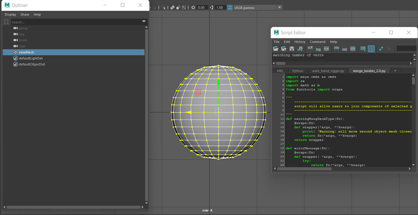 ArtStation - Merge Meshes For Maya | Resources