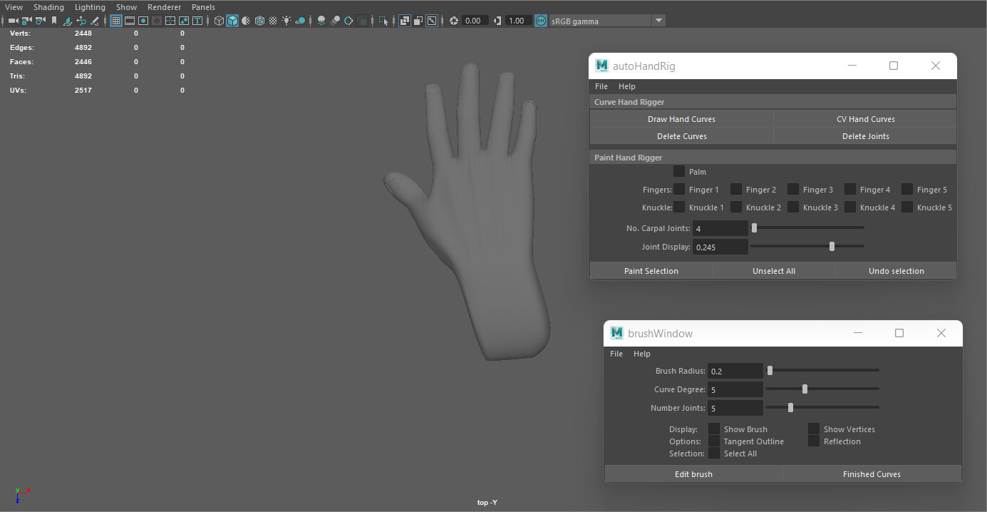 ArtStation - Automatic Hand Rigger For Maya | Resources