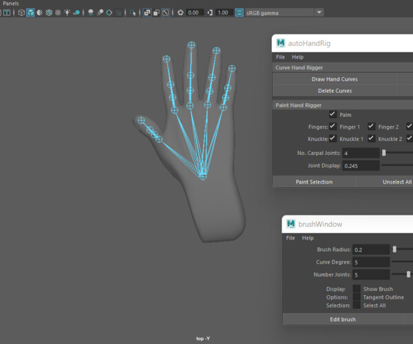 ArtStation - Automatic Hand Rigger For Maya | Resources