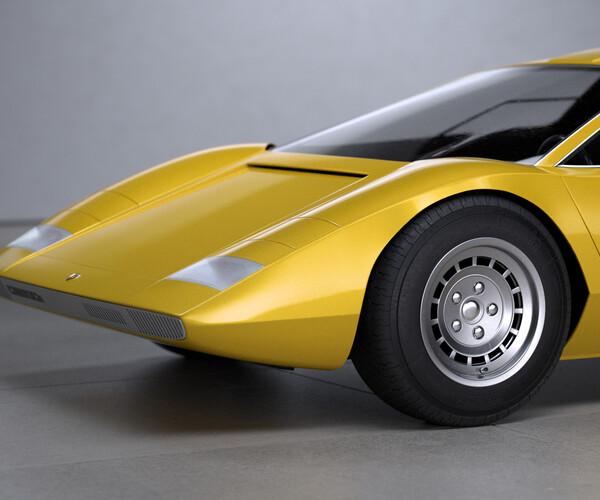 ArtStation - Lamborghini Countach lp500 | Resources