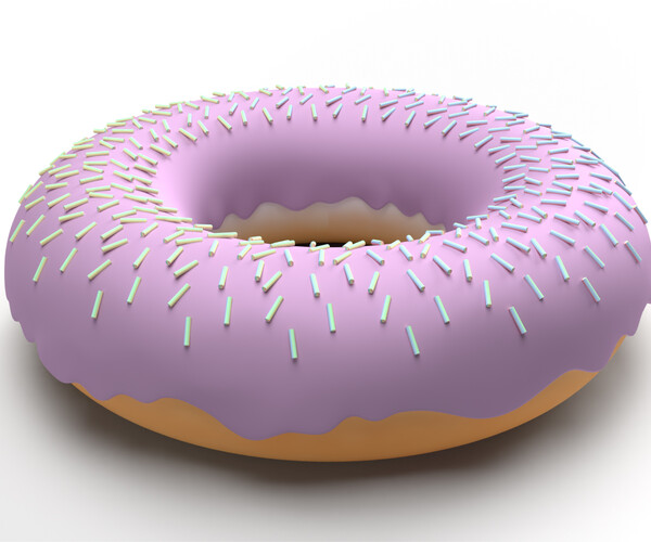 ArtStation - A model of a Doughnut | Resources