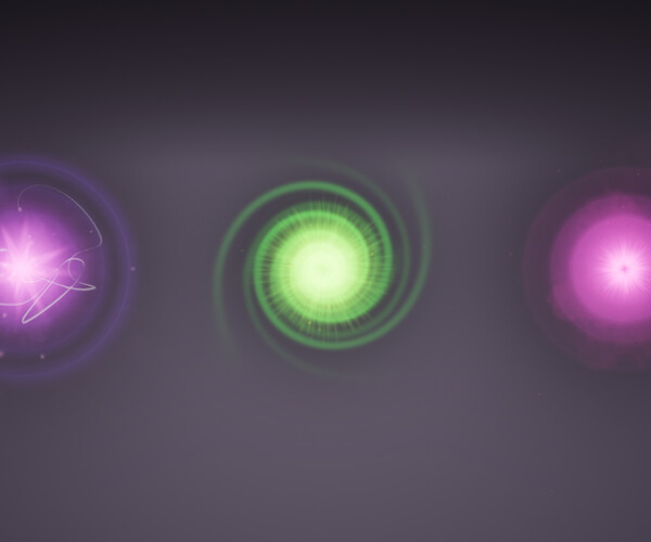 ArtStation - Magic Orbs Vol.1 - Niagara | Game Assets