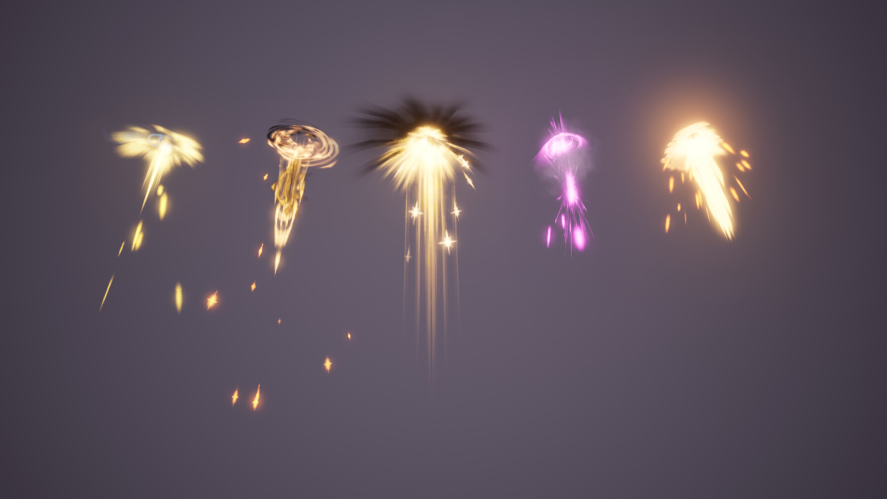 ArtStation - Muzzle Flashes Vol. 1 - Niagara | Game Assets