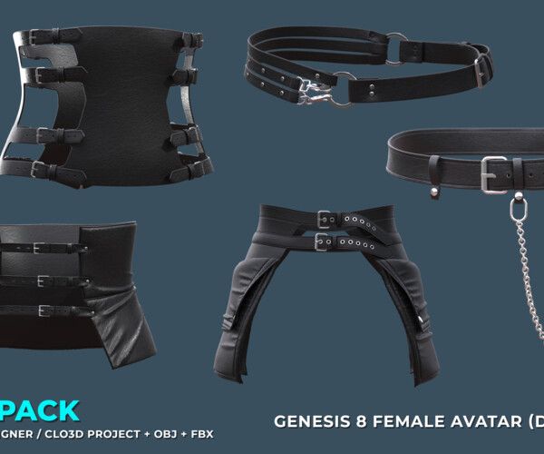 ArtStation - belts pack | Game Assets