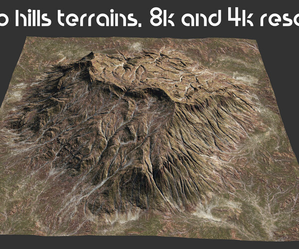 ArtStation - Hero Hills Terrains Collection Vol.1 | 12 Terrains at 8k ...