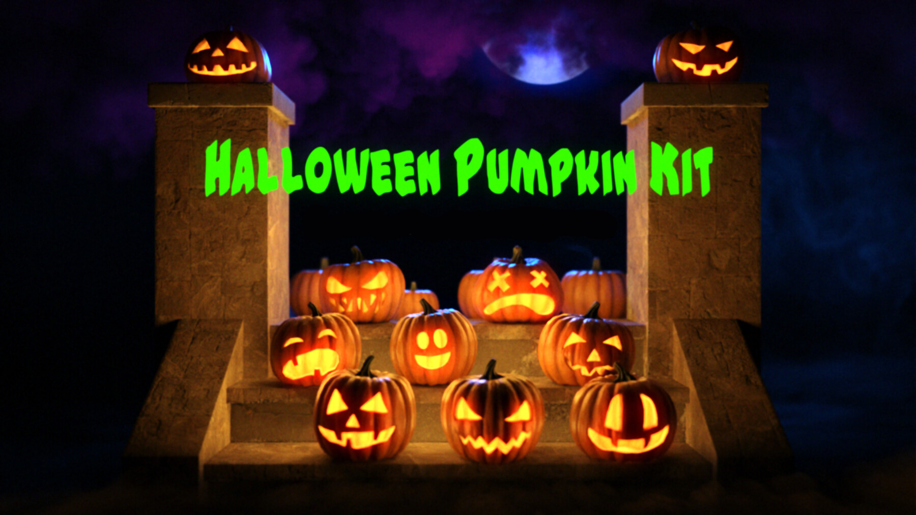 ArtStation - Halloween Pumpkin Kit | Game Assets