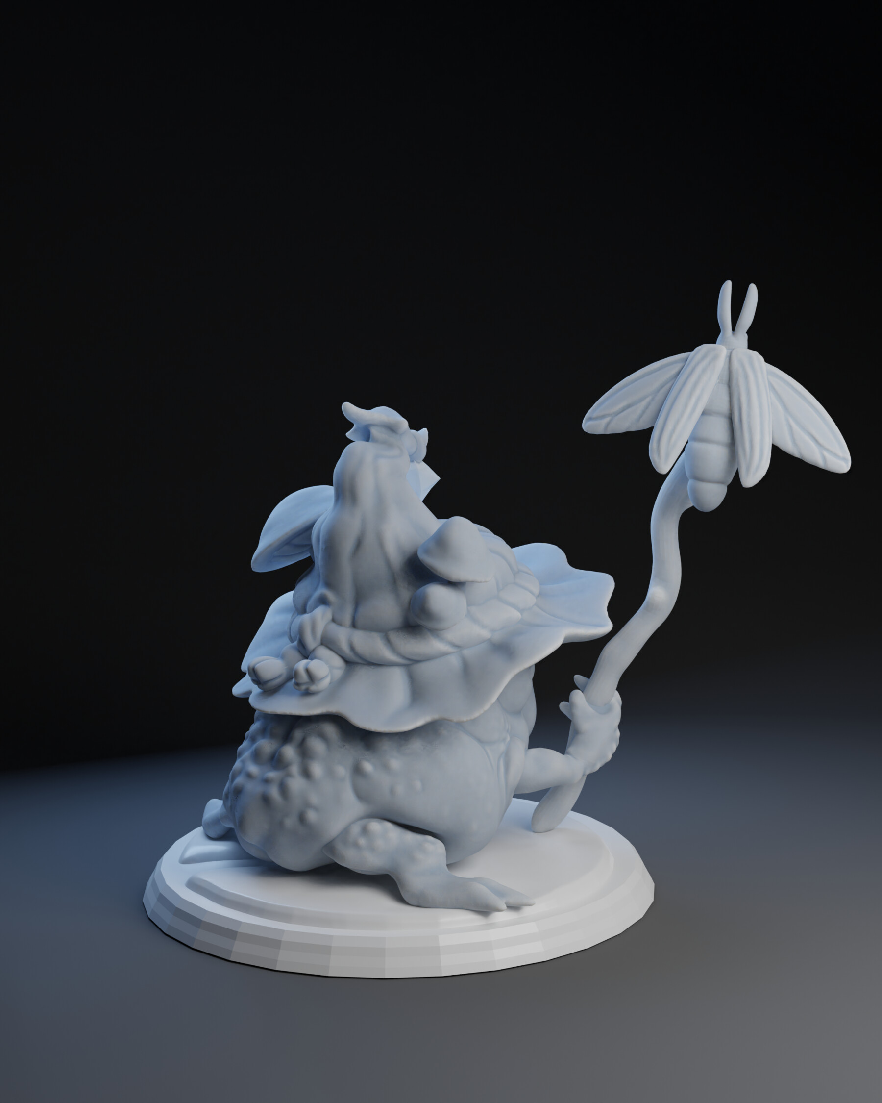 ArtStation - Toad Wizard - Tabletop Miniature (Pre-supported) | Resources