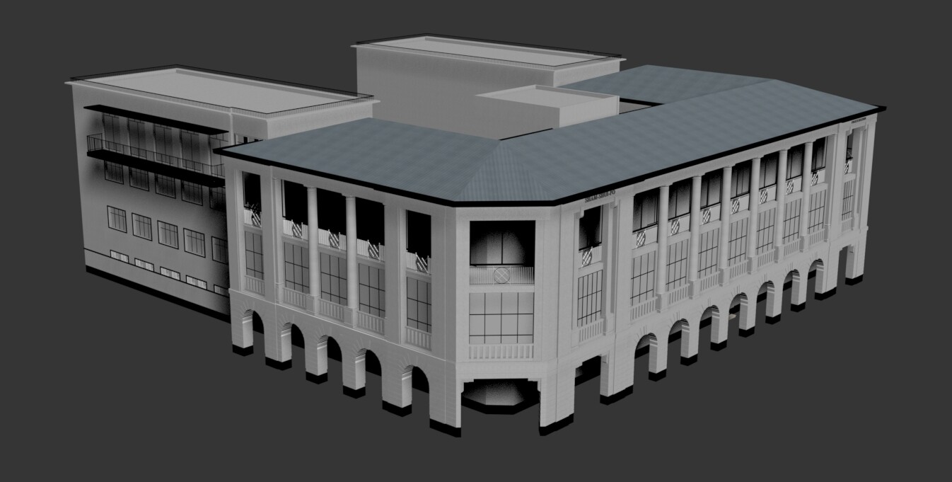 ArtStation - Historic Building in Hong Kong - Police Station | Resources