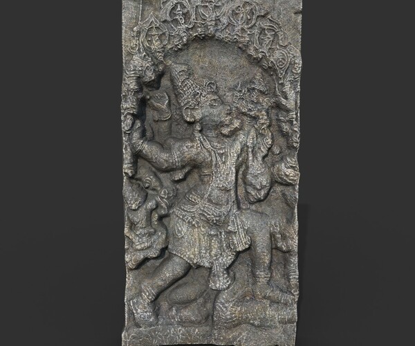 ArtStation - Low poly India Temple Wall modular Ultra HD 16K Texture ...