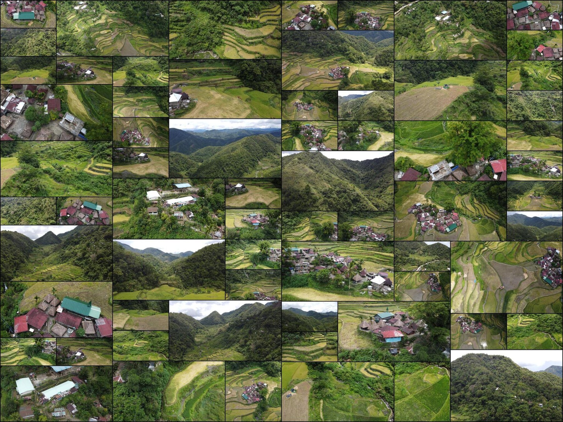 ArtStation - 132 photos of Aerial Small Rice Terraces Village | Resources