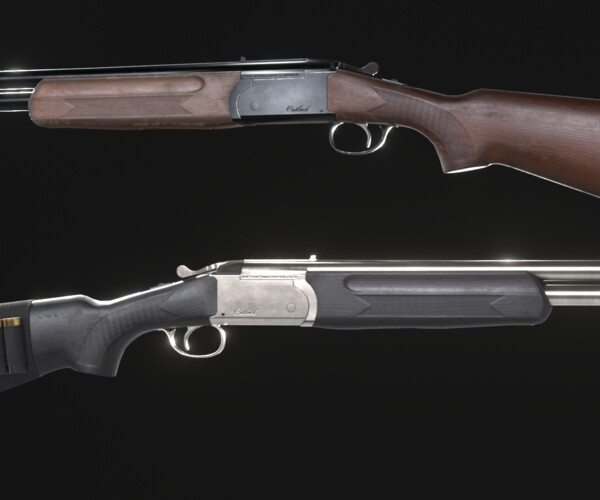 ArtStation - Stoeger Condor Outback Over and Under Shotgun | Game Assets