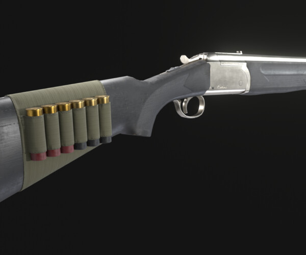 ArtStation - Stoeger Condor Outback Over and Under Shotgun | Game Assets