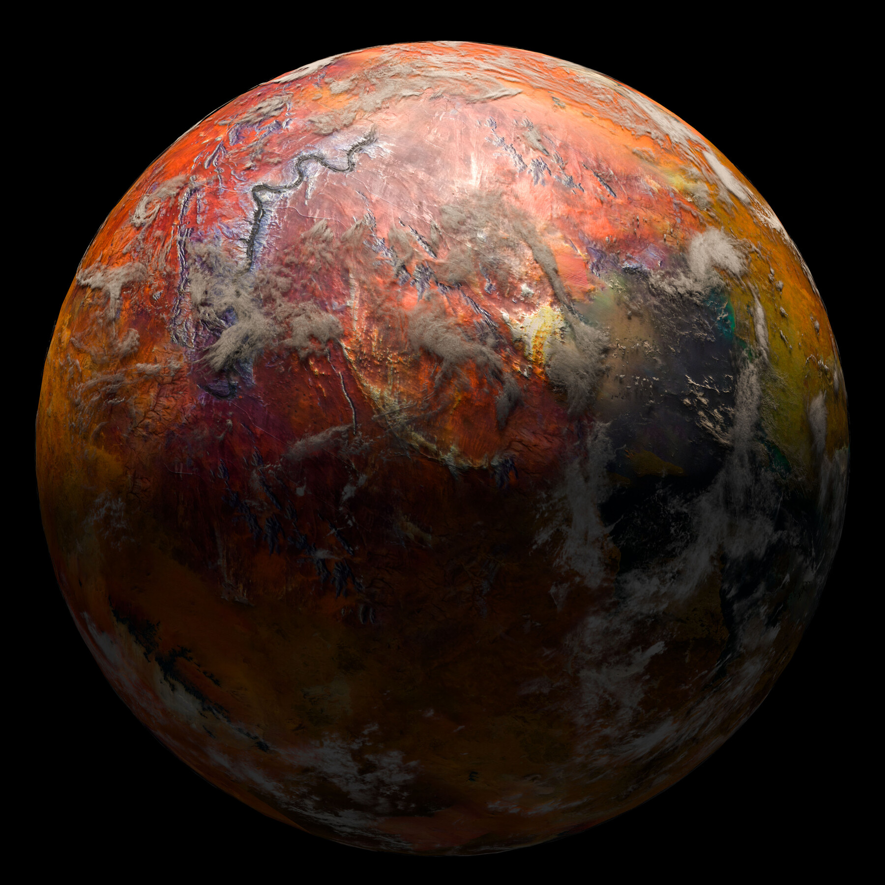 ArtStation - 72 PBR Planets Bundle - 8K-16K Textures (Free Sample ...